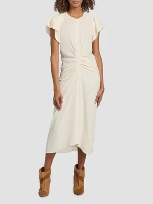 Isabel Marant Étoile Terena Cinched Midi-dress