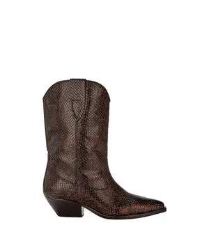 Isabel Marant Étoile Duerto 40mm Leather Cowboy Boots - Mocha