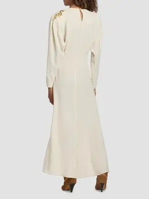 Isabel Marant Étoile Samsha Floral-embroidered Maxi Dress