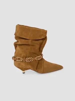 Isabel Marant Étoile Edrik Rings 45mm Suede Ankle Boots