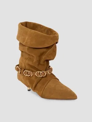 Isabel Marant Étoile Edrik Rings 45mm Suede Ankle Boots