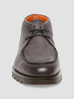Santoni Rock Leather Chukka Boots
