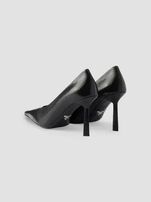 Prada Ayers Leather Pointy Toe Pumps