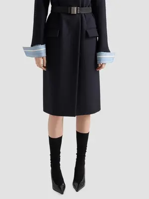 Prada Ayers Leather Pointy Toe Pumps