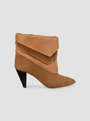 Isabel Marant Étoile Lyone 75mm Leather Boots - Cognac