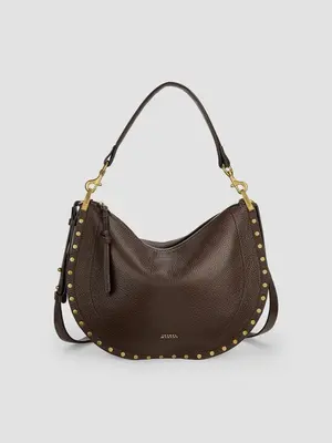 Isabel Marant Étoile Oskan Soft Zip Leather Shoulder Bag