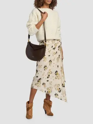 Isabel Marant Étoile Oskan Soft Zip Leather Shoulder Bag