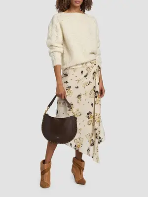 Isabel Marant Étoile Oskan Soft Zip Leather Shoulder Bag