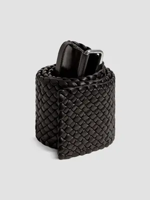 Bottega Veneta Intrecciato Nappa Leather Belt