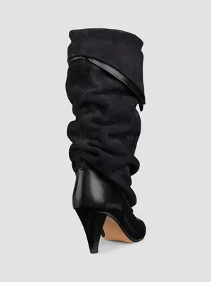 Isabel Marant Étoile Lezra 75mm Slouchy Leather Boots