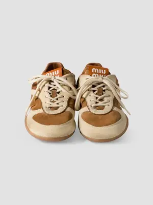 Miu Miu Gymnasium Suede Sneakers