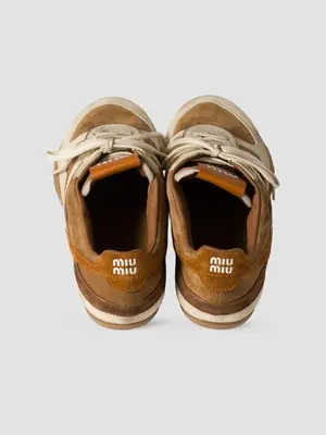 Miu Miu Gymnasium Suede Sneakers