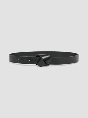 Isabel Marant Étoile Lassio Leather Belt Black