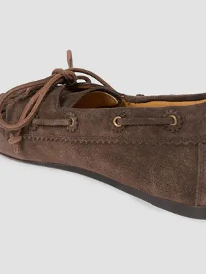 Isabel Marant Étoile Fersi Tassel-trim Suede Loafers