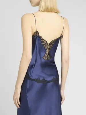 Isabel Marant Étoile Amael Stretch-silk Top - Midnight