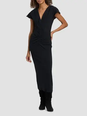 Isabel Marant Étoile Nadra Draped Cotton Maxi Dress