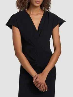 Isabel Marant Étoile Nadra Draped Cotton Maxi Dress