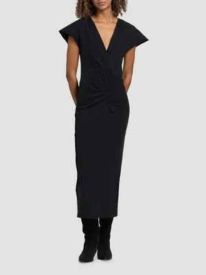 Isabel Marant Étoile Nadra Draped Cotton Maxi Dress