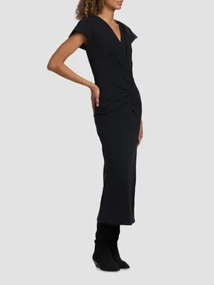 Isabel Marant Étoile Nadra Draped Cotton Maxi Dress