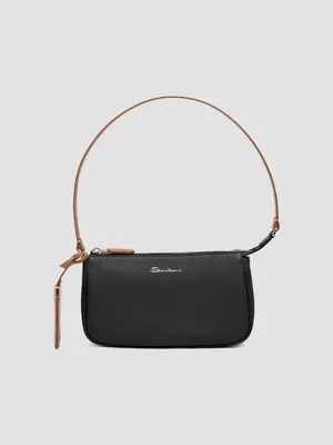 Santoni Mini Leather Shoulder Bag