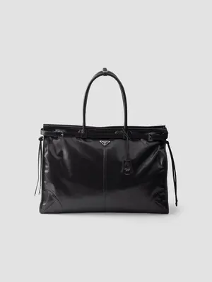 Prada Bonnie Leather Tote Bag