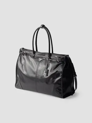 Prada Bonnie Leather Tote Bag