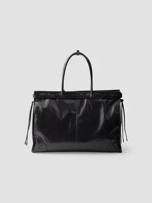 Prada Bonnie Leather Tote Bag