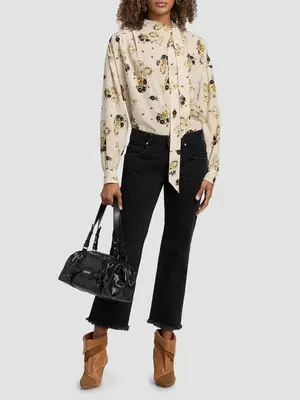 Isabel Marant Étoile Tilpa Mini Leather Bowling Bag