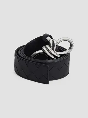 Bottega Veneta Andiamo Knot-belt Leather Belt