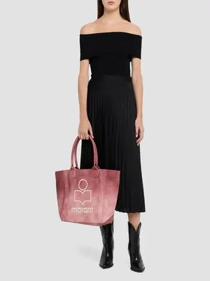 Isabel Marant Étoile Yenky Small Cotton Canvas Tote Bag