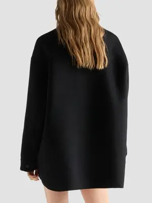 Prada Reversible Double Cashwool And Nylon Caban Jacket