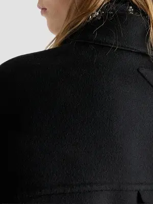 Prada Reversible Double Cashwool And Nylon Caban Jacket