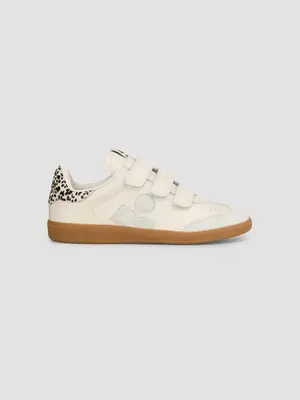 Isabel Marant Étoile Beth Leather & Calf Hair Low-top Sneakers