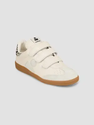 Isabel Marant Étoile Beth Leather & Calf Hair Low-top Sneakers