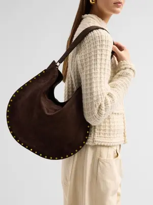 Isabel Marant Étoile Oskan Hobo Soft Suede Shoulder Bag