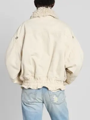 Isabel Marant Étoile Valineo Sherpa-lined Denim Jacket
