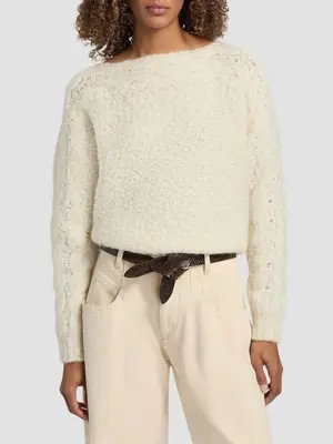 Isabel Marant Étoile Lecce Reversible Snake-embossed Leather Belt