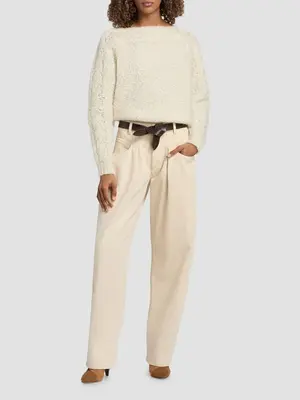Isabel Marant Étoile Lecce Reversible Snake-embossed Leather Belt
