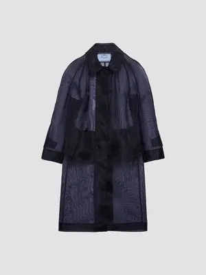 Prada Single-breasted Crinoline Coat
