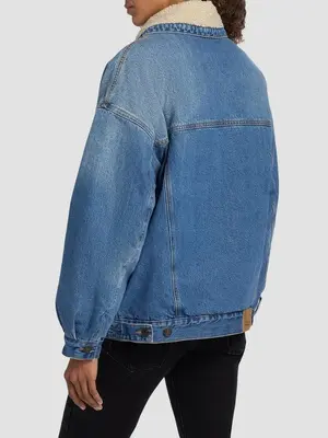Isabel Marant Étoile Pimia Sherpa-collar Denim Jacket