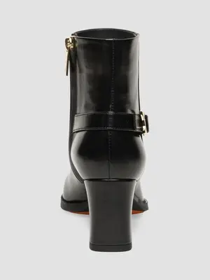 Santoni 65mm Leather Ankle Boots