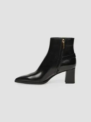 Santoni 65mm Leather Ankle Boots