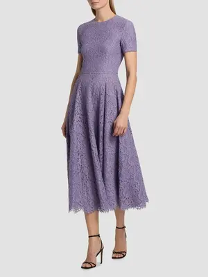 Michael Kors Lace A-line Midi-dress