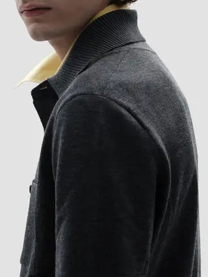 Bottega Veneta Knit Merino-wool Polo Sweater