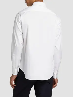 Giorgio Armani Cotton Long-sleeve Dress Shirt