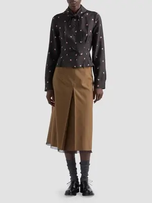Prada Washed Silk Shirt