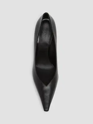 Bottega Veneta Scaletta 90mm Leather Wedge Pumps