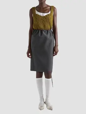 Prada Wool And Alpaca Top