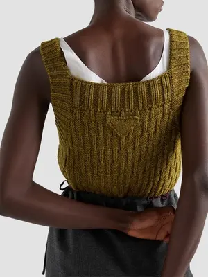 Prada Wool And Alpaca Top
