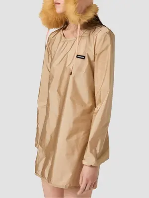 Miu Miu Technical Fabric Dress - Brown